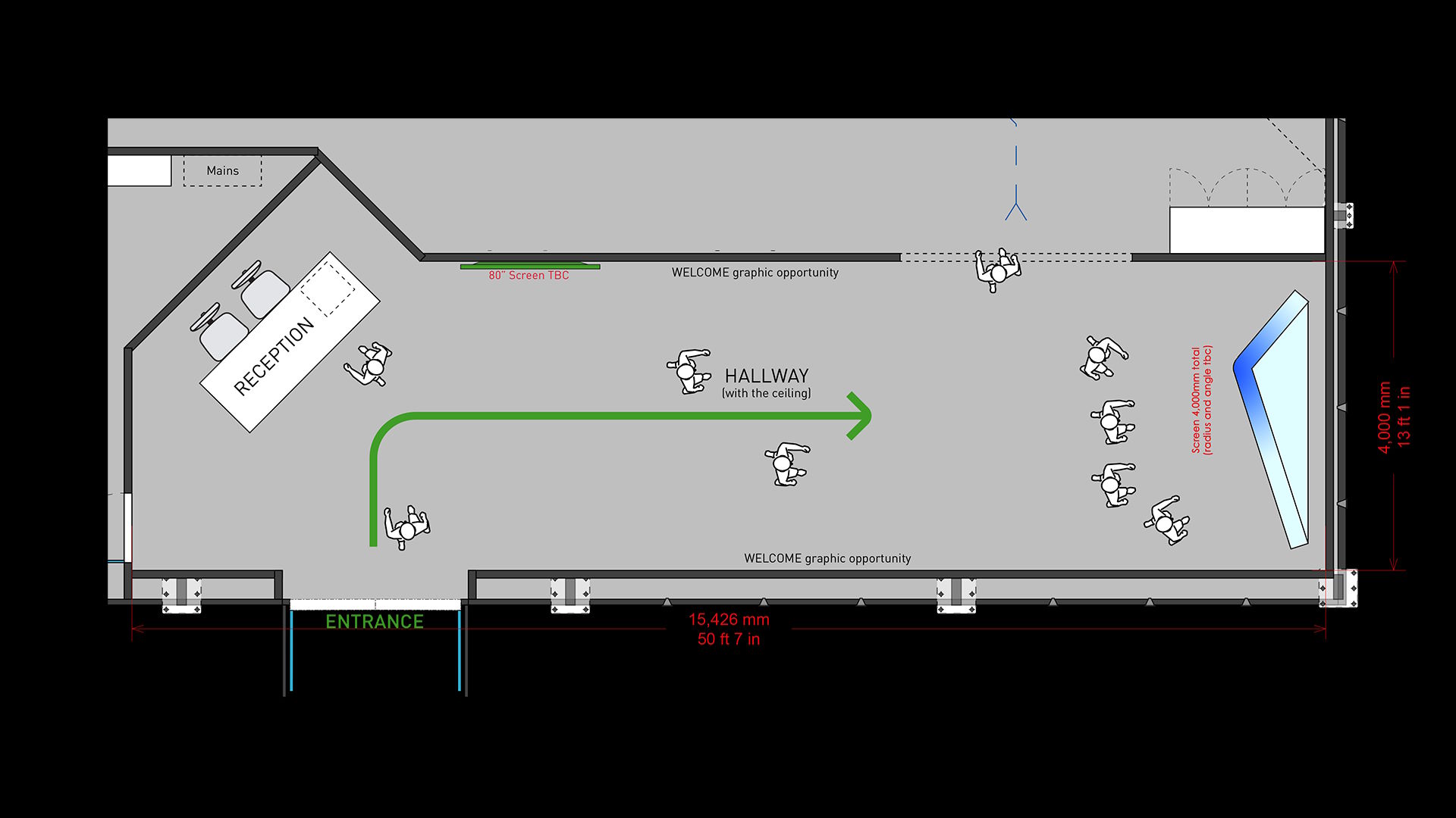 Anamorphic Illusion Animation Fighter Jet - Immersive Studio
