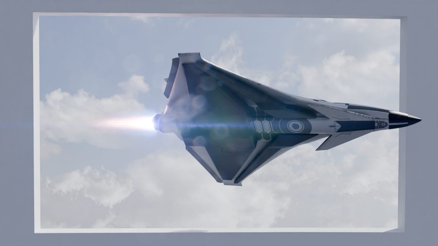 Anamorphic Illusion Animation Fighter Jet - Immersive Studio