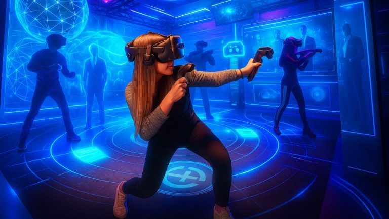 Beyond Games: Free Roam VR Arcade for Ultimate Immersion
